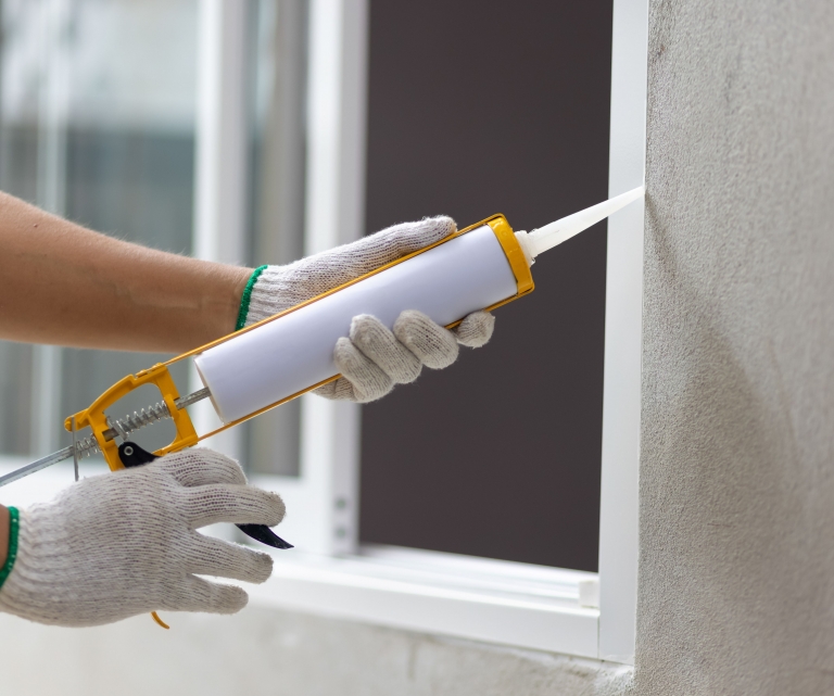 Caulking services by Basco